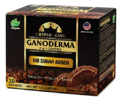 Black Ganoderma Coffee 1 Box (2.18g/30 Sachets) - PureGano
